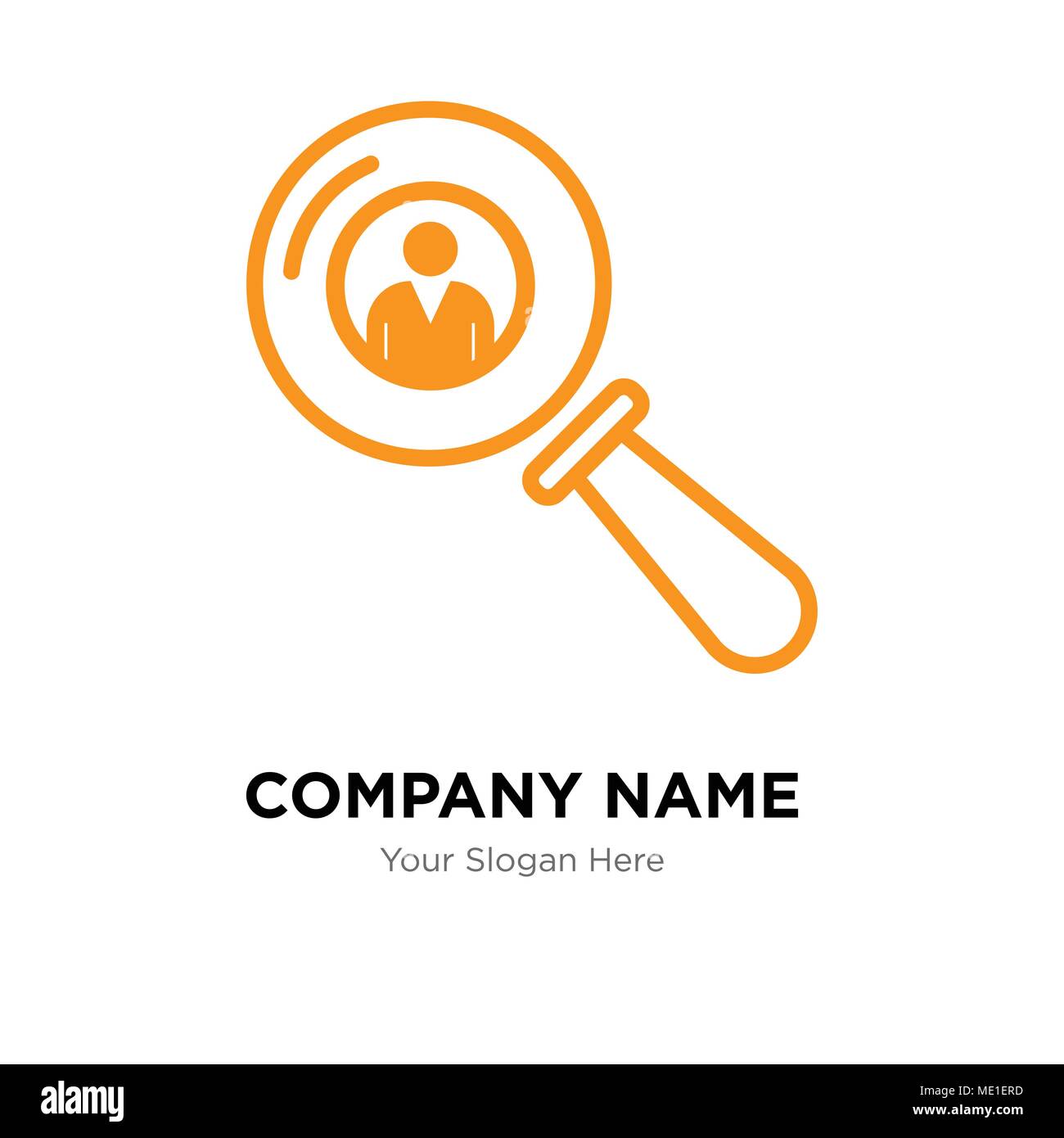 Simple and modern job search logo vector vectors hi-res stock ...