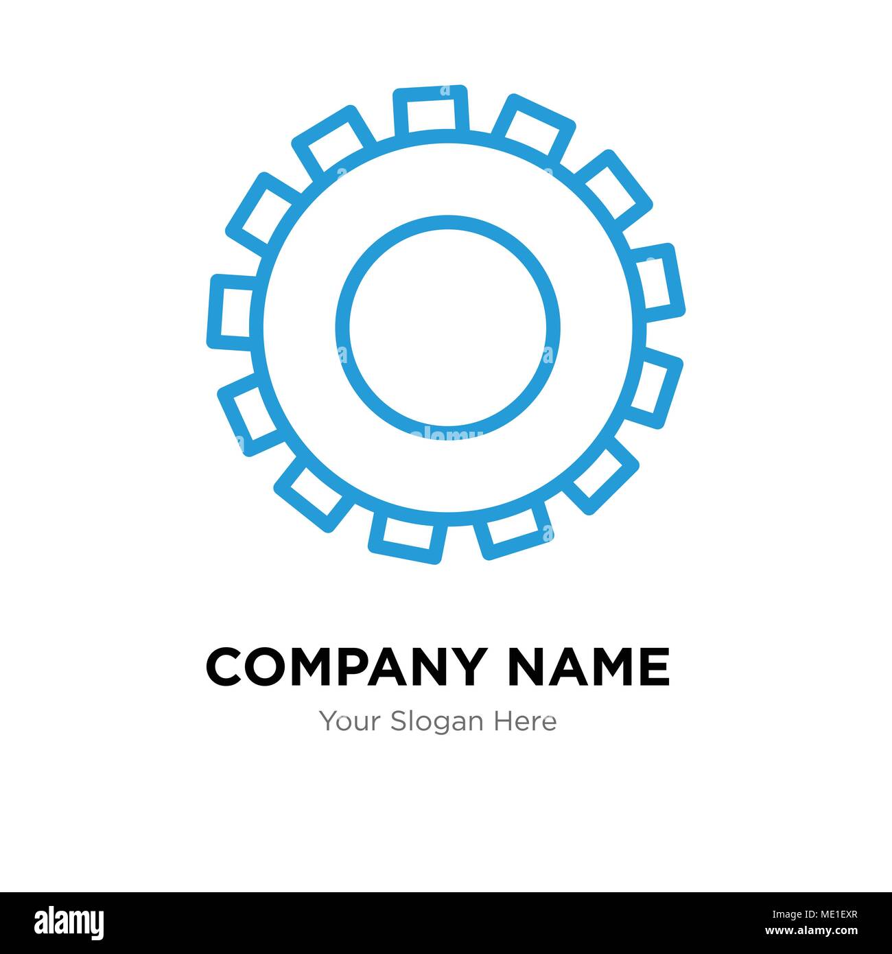 Gear company logo design template, Business corporate vector icon Stock ...