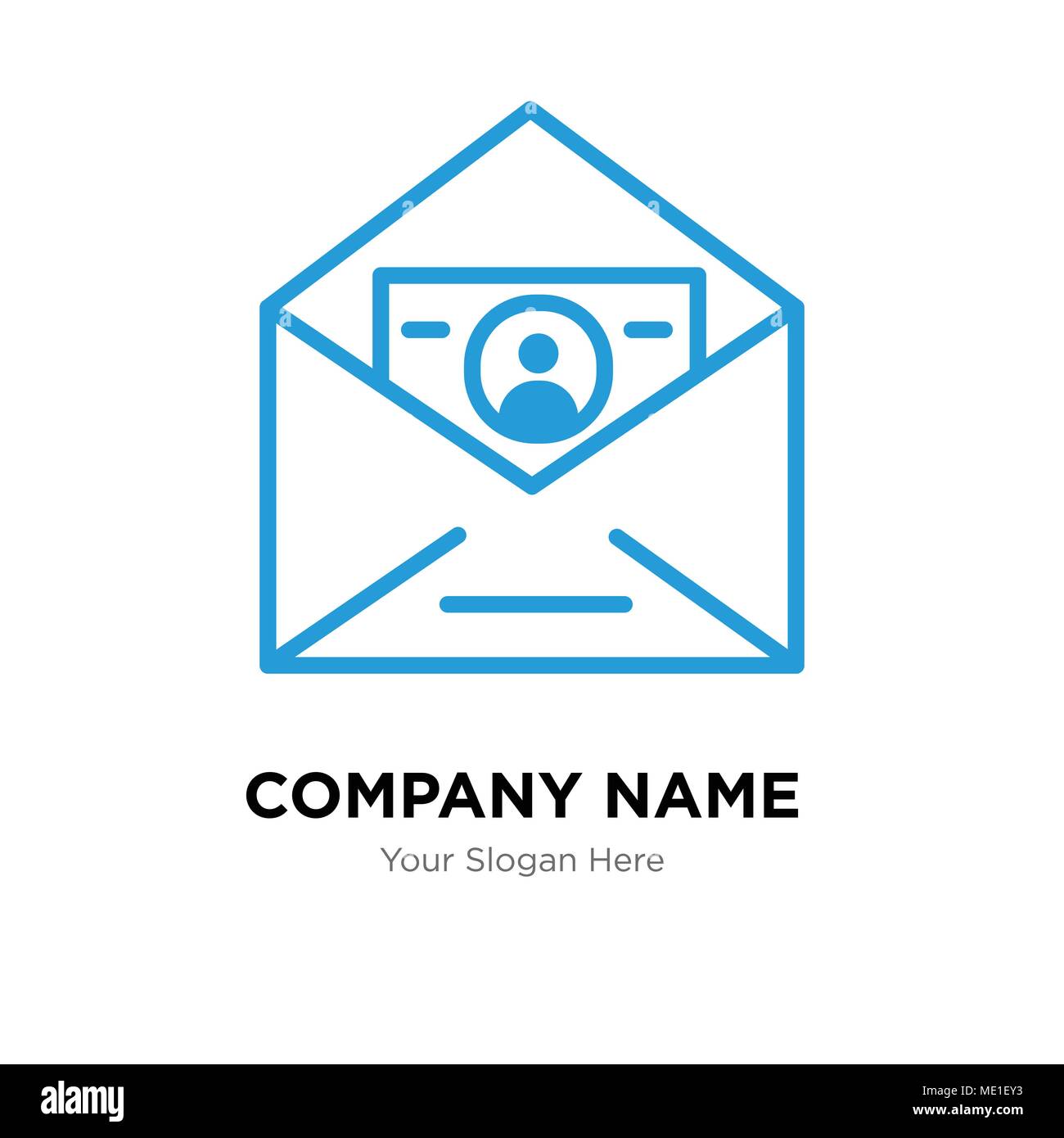 ID and mail company logo design template, Business corporate vector ...