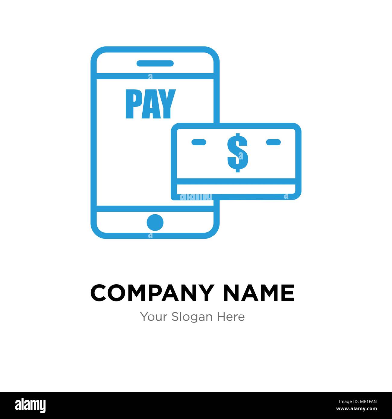 payment company logo design template, Business corporate vector icon ...