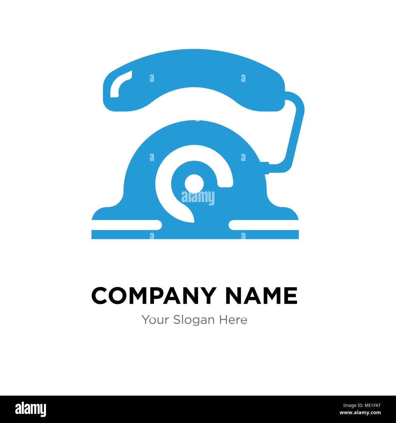 telephone company logo design template, Business corporate vector icon ...