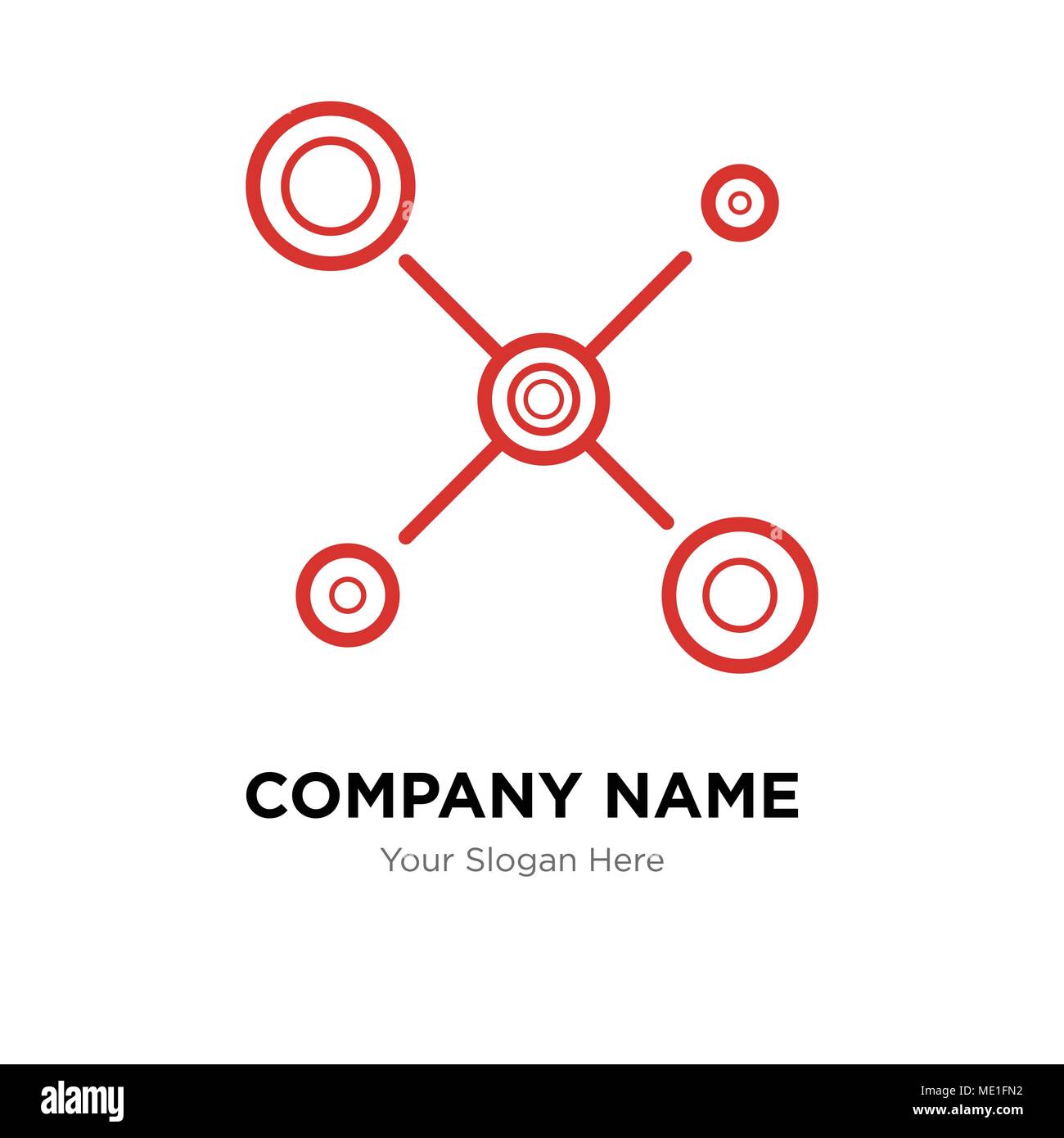 Network company logo design template, Business corporate vector icon ...