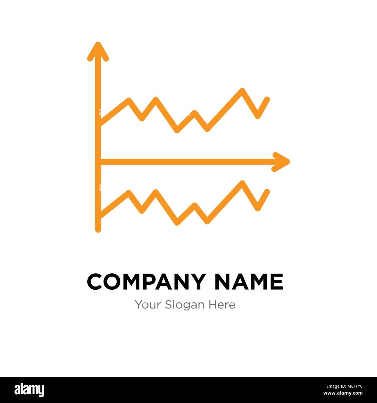 Chart company logo design template, Business corporate vector icon ...