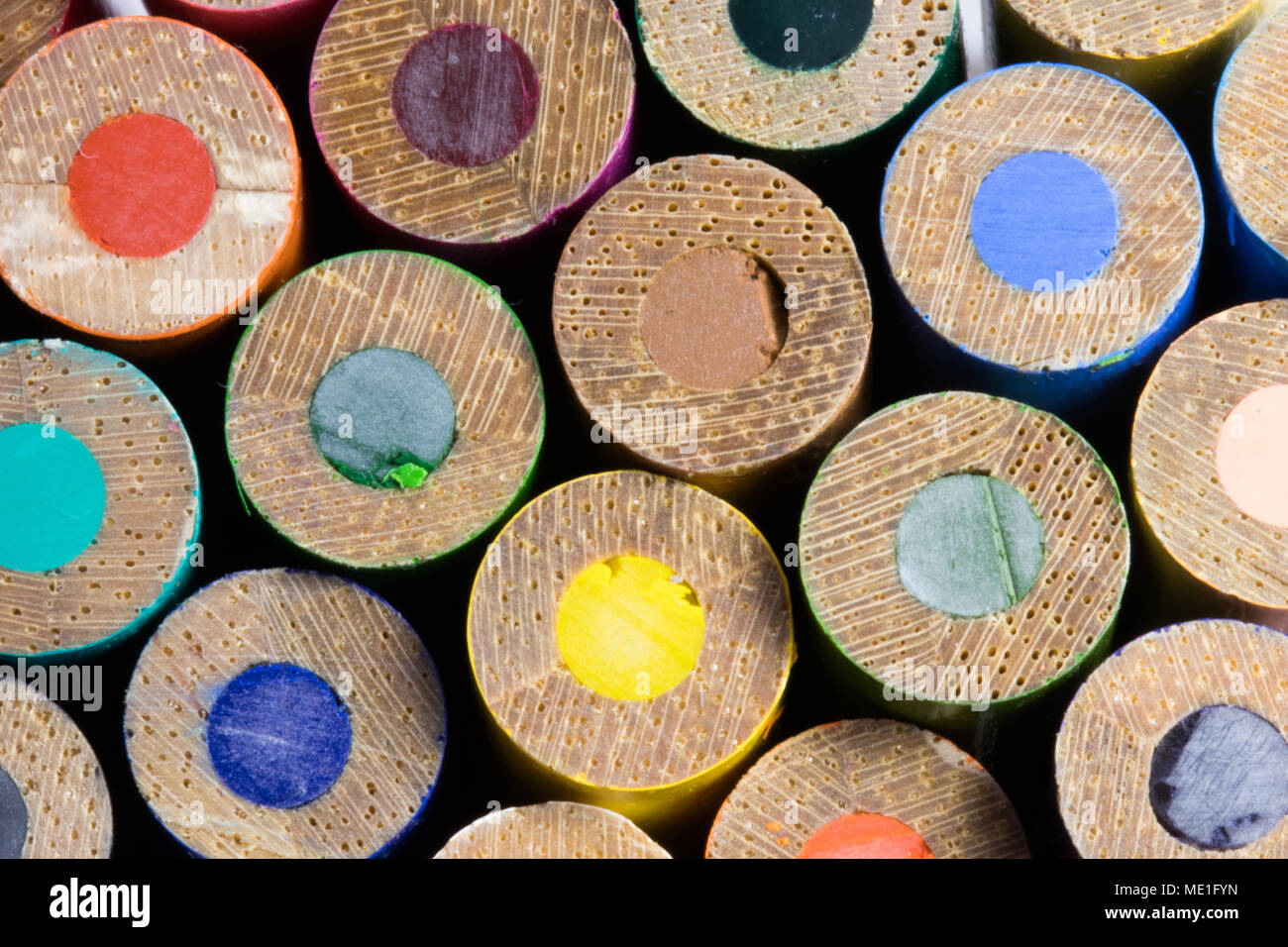 Macro of pencils hi-res stock photography and images - Alamy