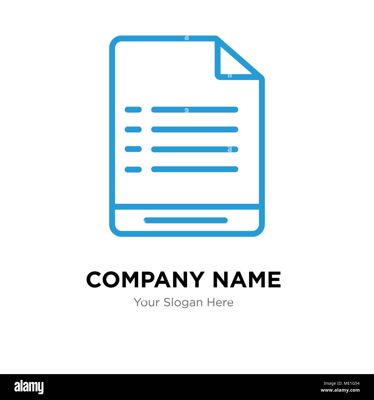 User warning company logo design template, Business corporate vector ...