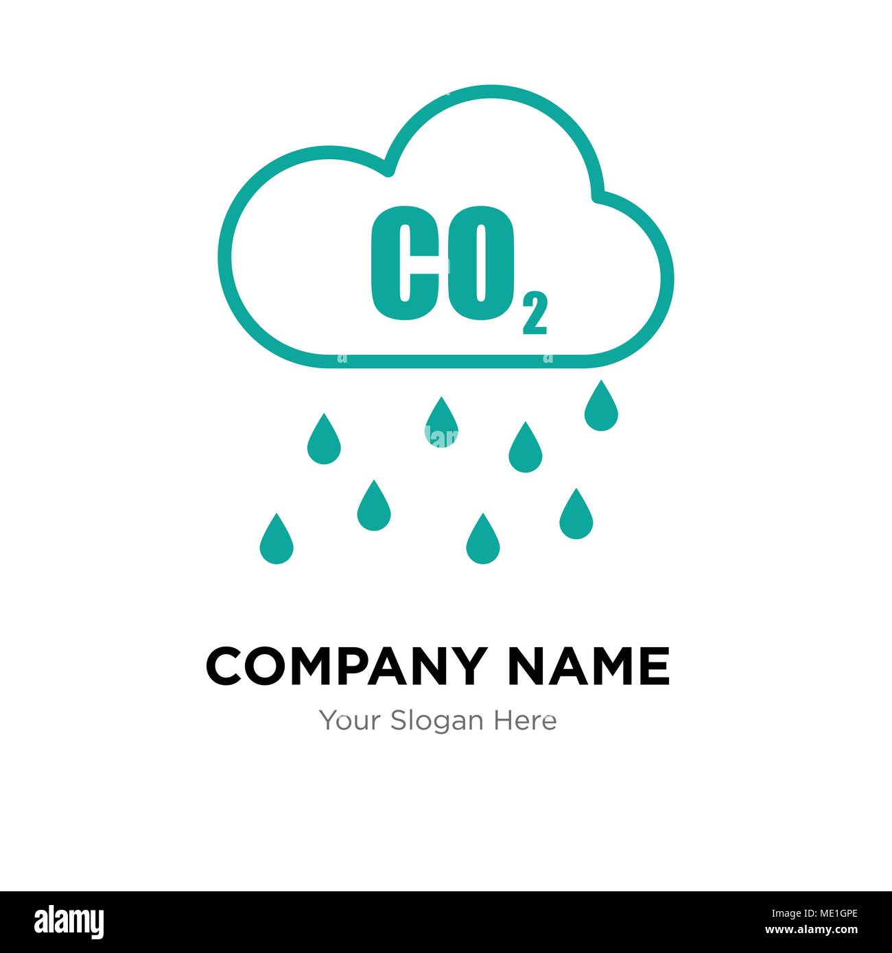 Co2 company logo design template, Business corporate vector icon Stock ...