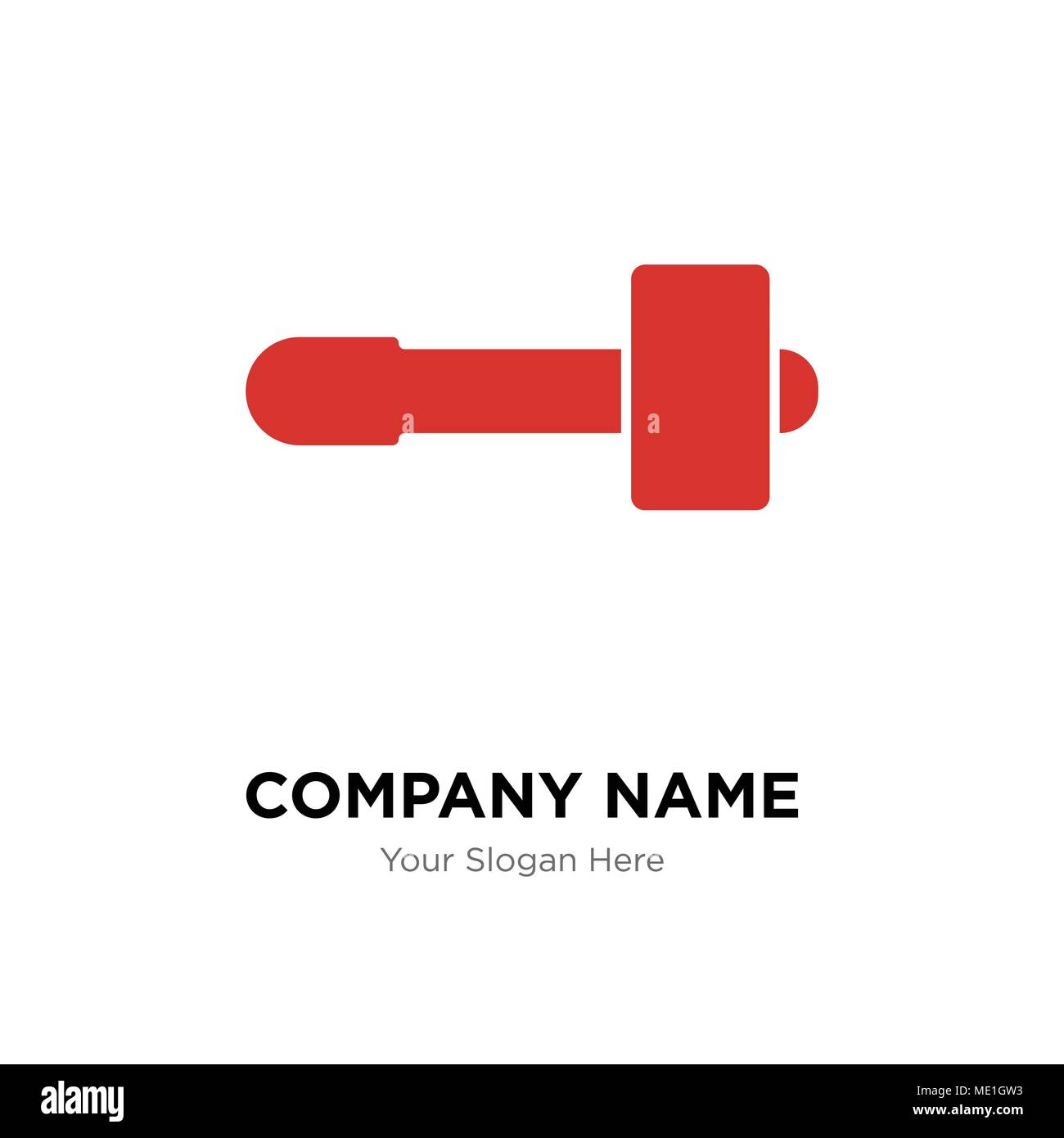 hammer company logo design template, Business corporate vector icon ...