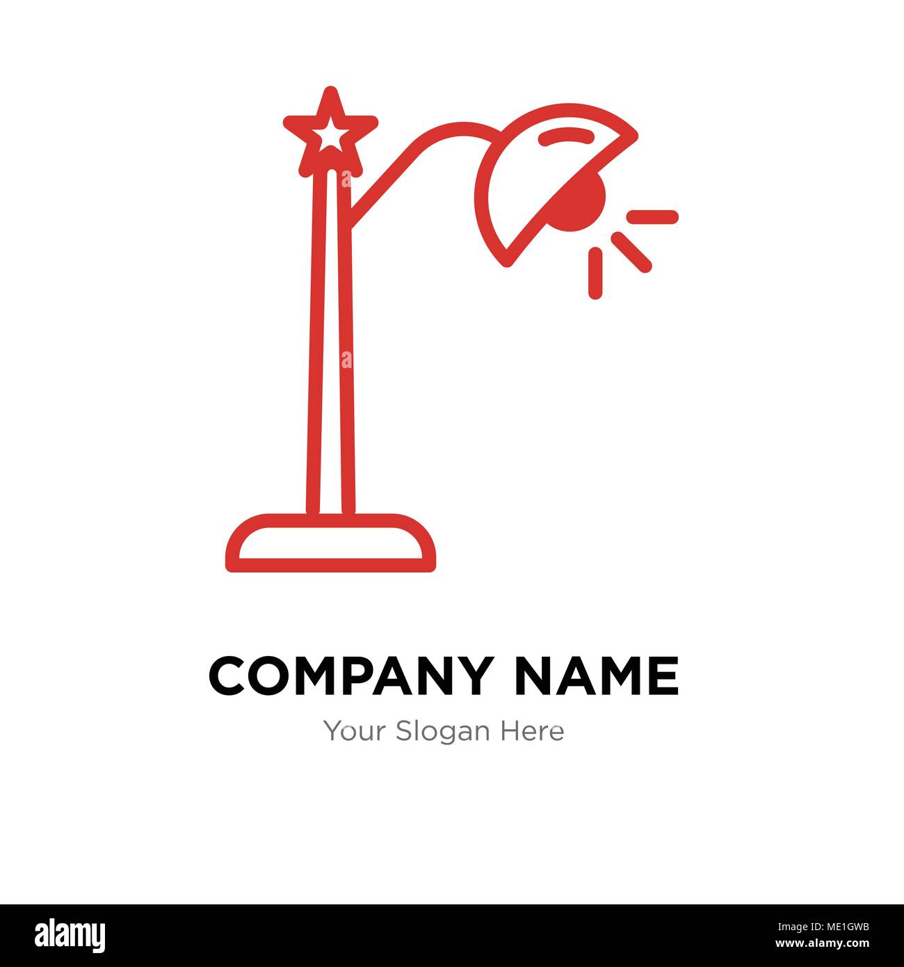 lightbulb company logo design template, Business corporate vector icon ...