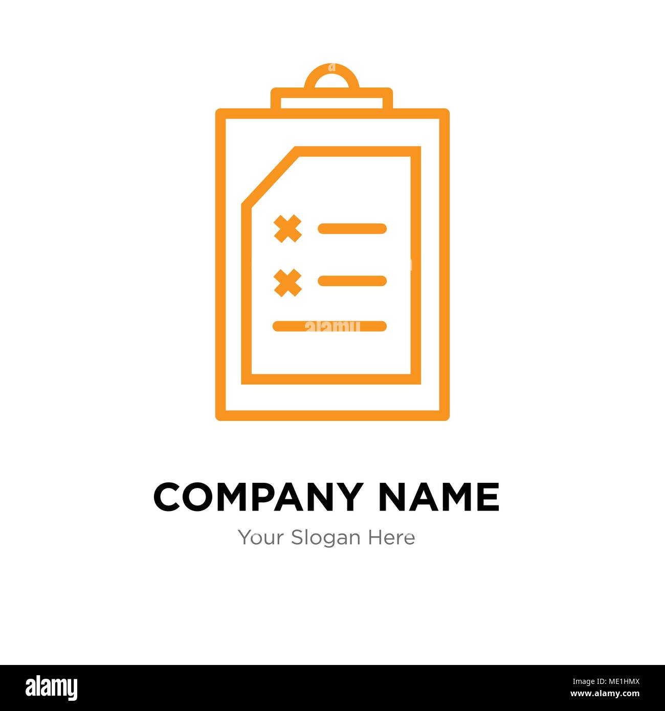 Document company logo design template, Business corporate vector icon ...