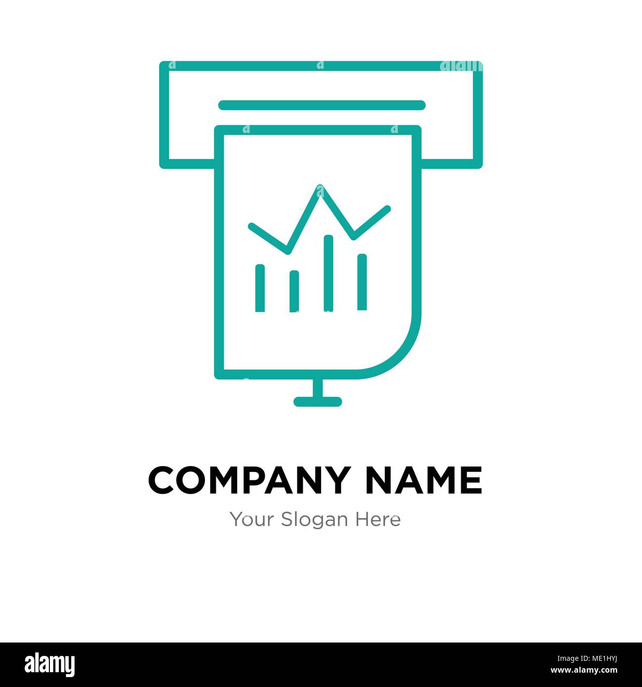 Presentation company logo design template, Business corporate vector ...