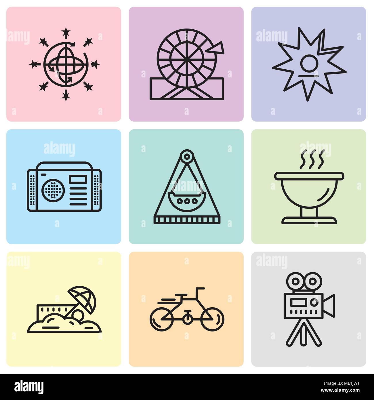 Film star bike Stock Vector Images - Alamy