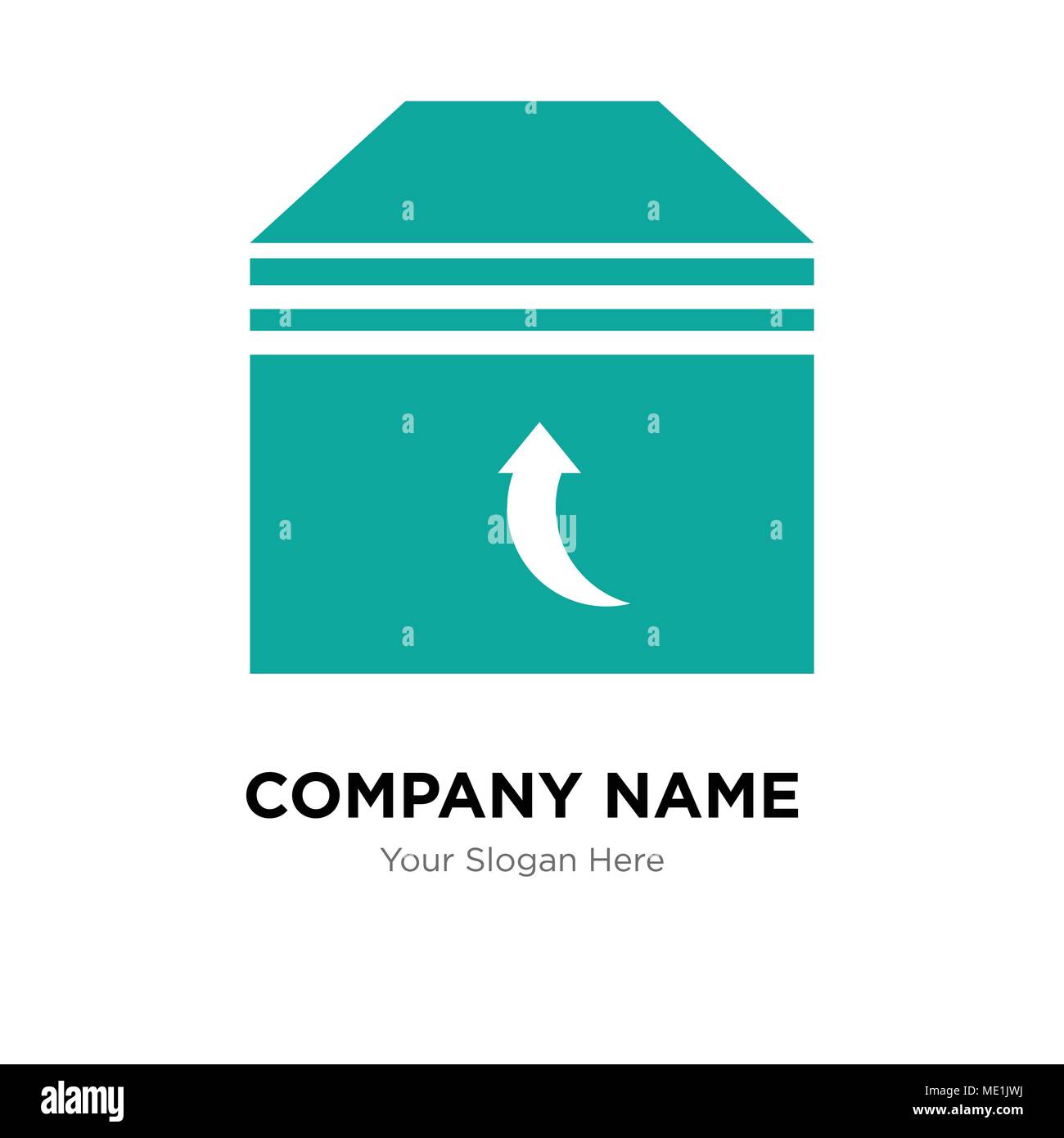 Box of packing for delivery company logo design template, Business ...