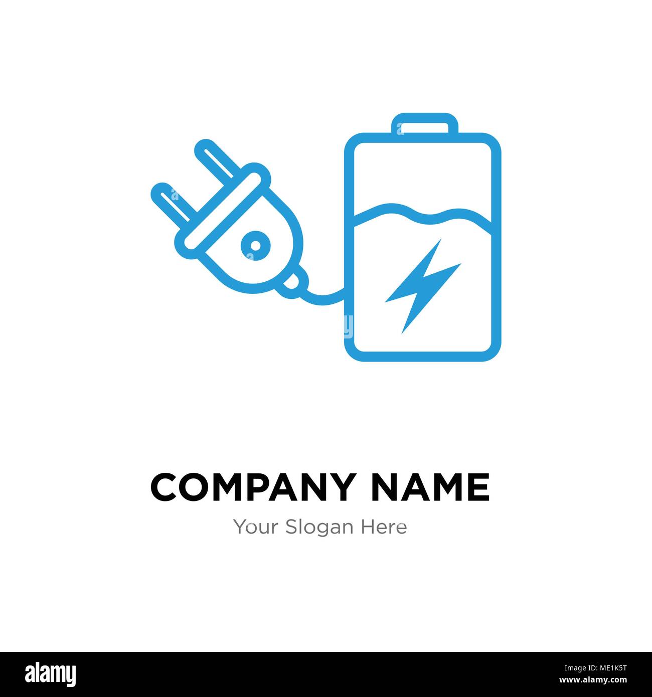 Battery company logo design template, Business corporate vector icon ...