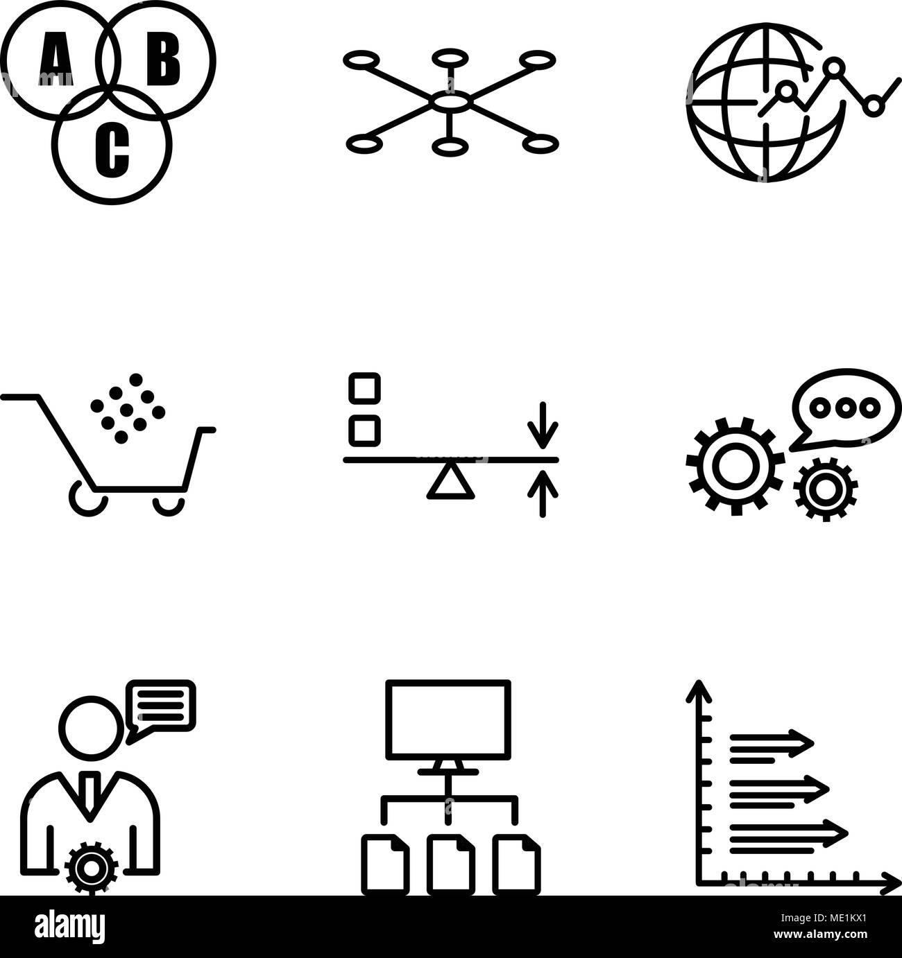 Interconnect commerce Stock Vector Images - Alamy