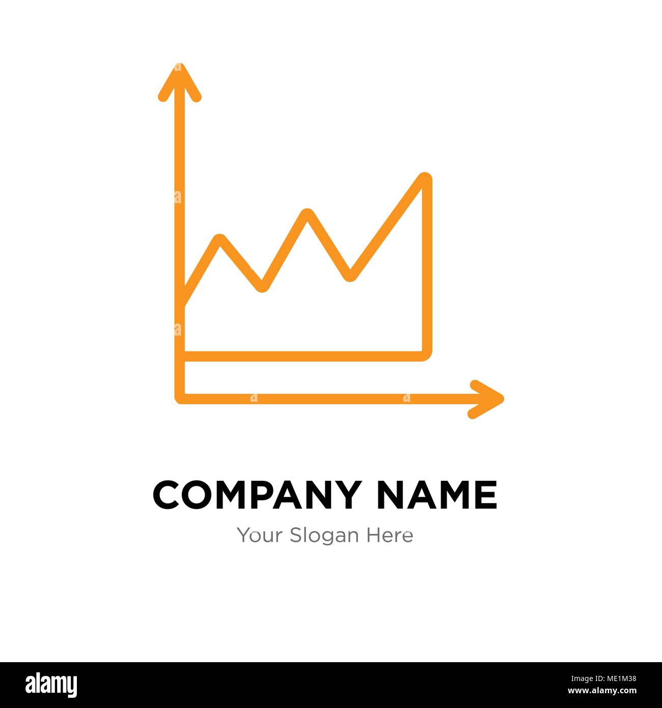 Data graphic company logo design template, Business corporate vector ...