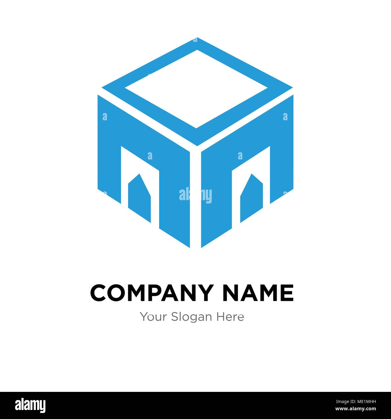 Delivery box company logo design template, Business corporate vector ...