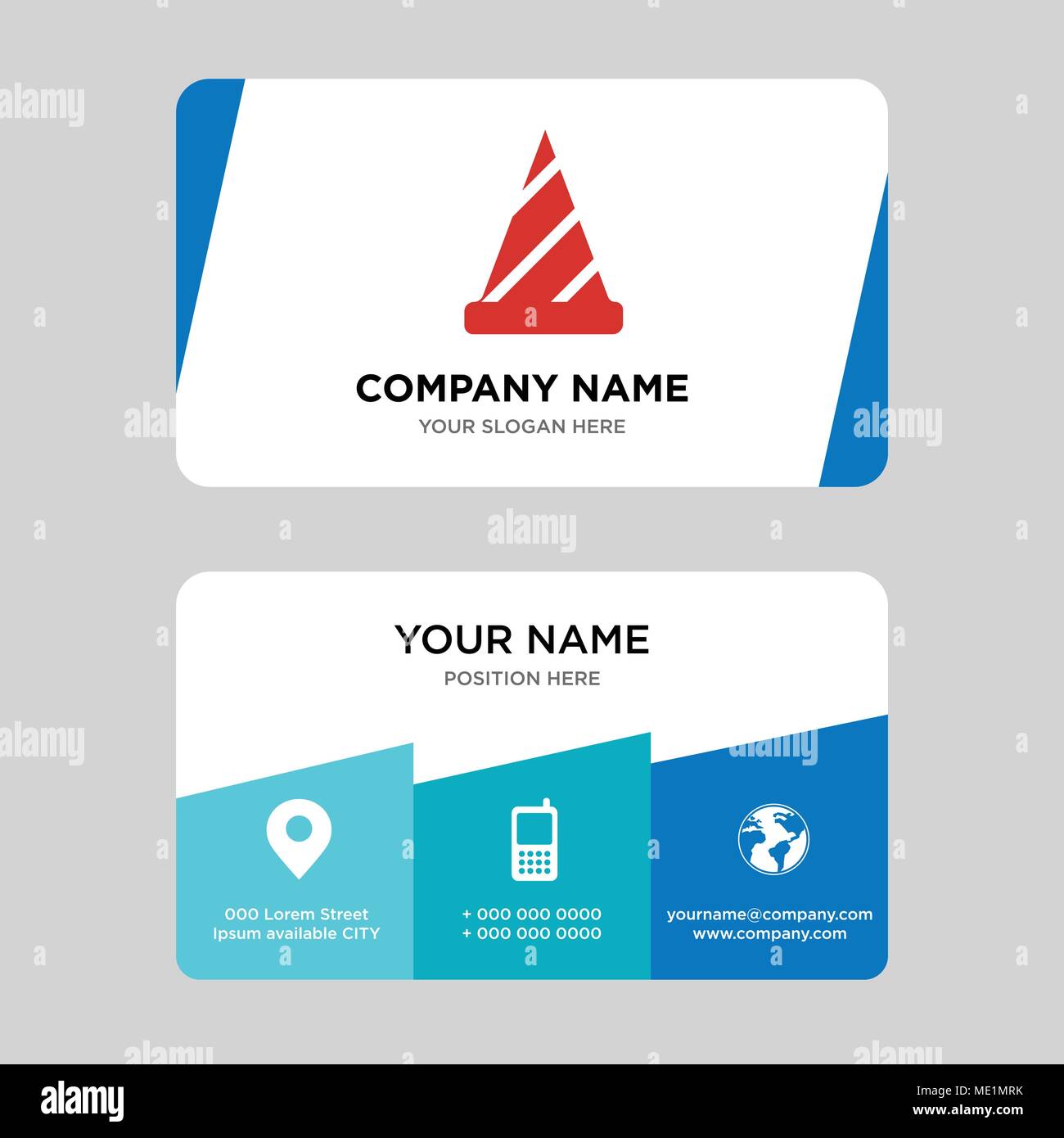 traffic safety equipment business card design template, Visiting for ...