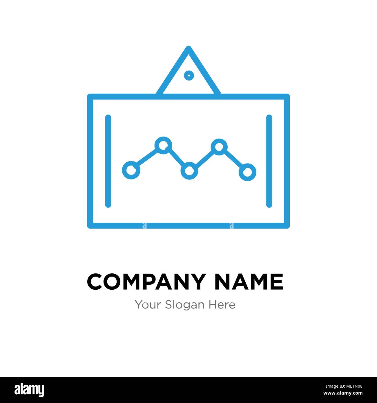 Data analytics screen company logo design template, Business corporate ...