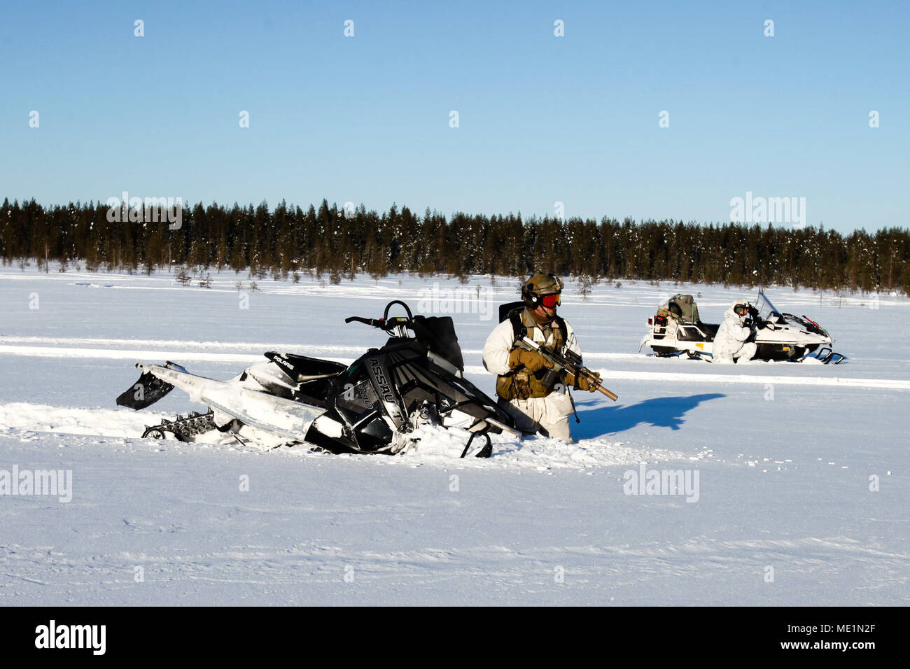 Airborne snowmobile hi-res stock photography and images - Alamy
