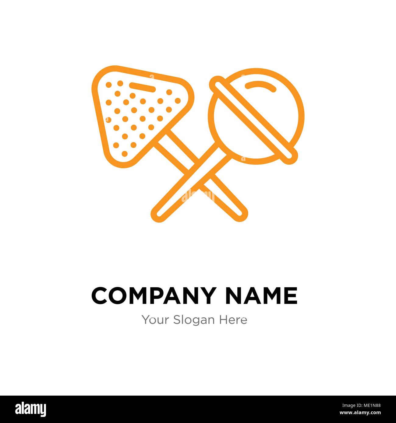 Candy company logo design template, Business corporate vector icon ...