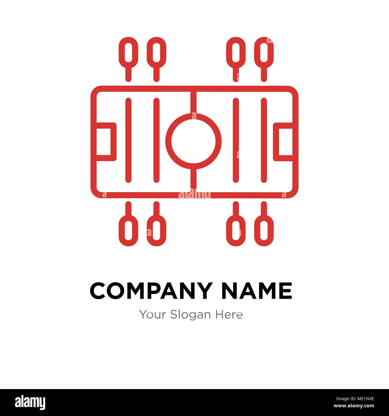Soccer company logo design template, Business corporate vector icon ...