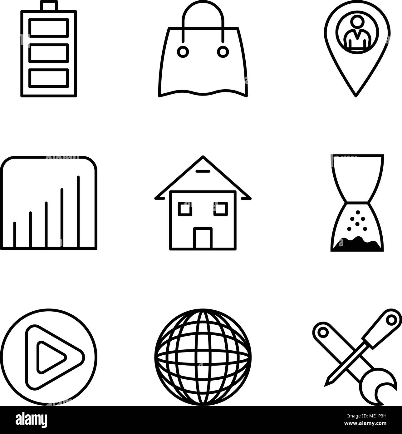 Coverage map Black and White Stock Photos & Images - Alamy