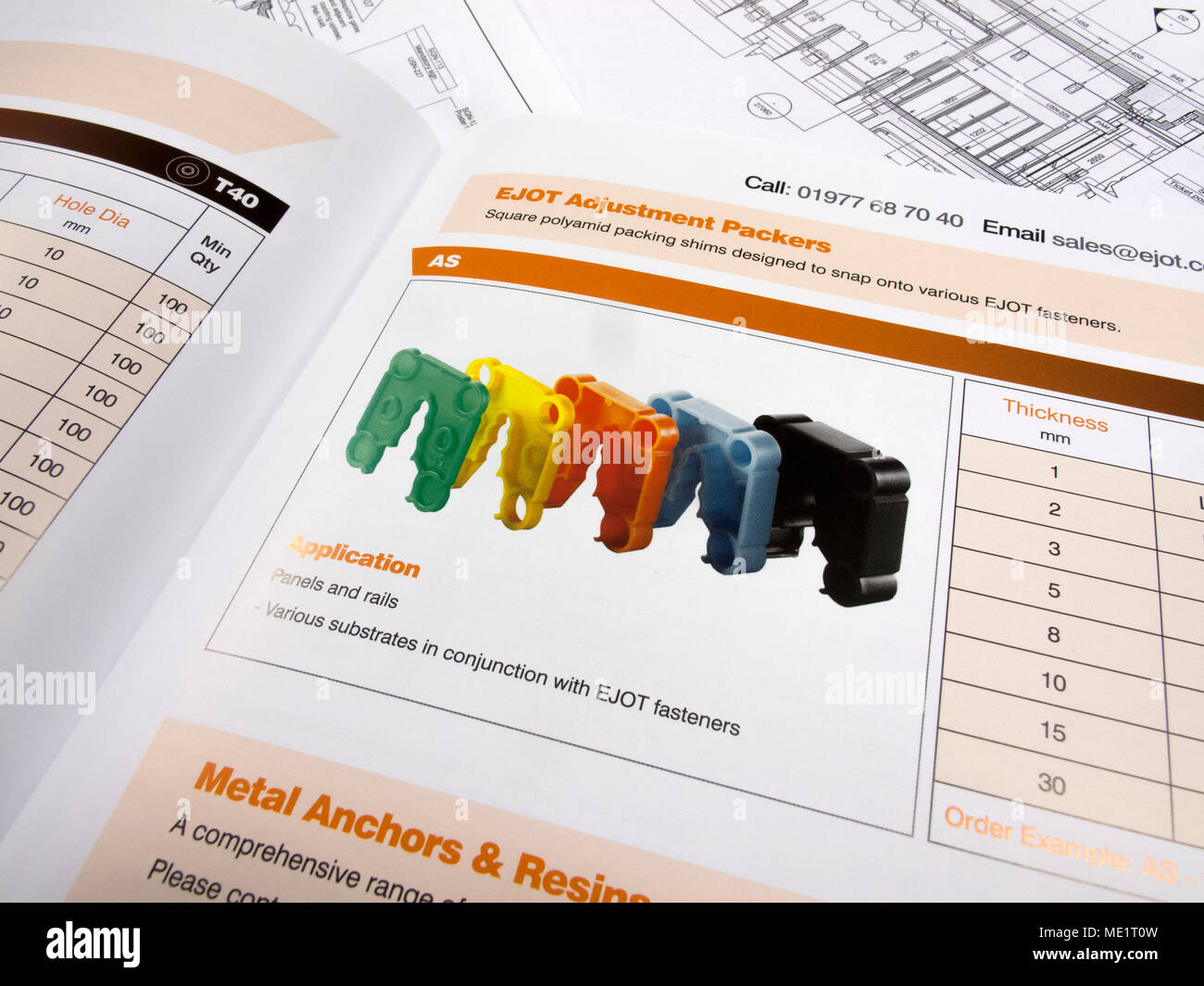 Technical Data Sheet High Resolution Stock Photography and Images - Alamy