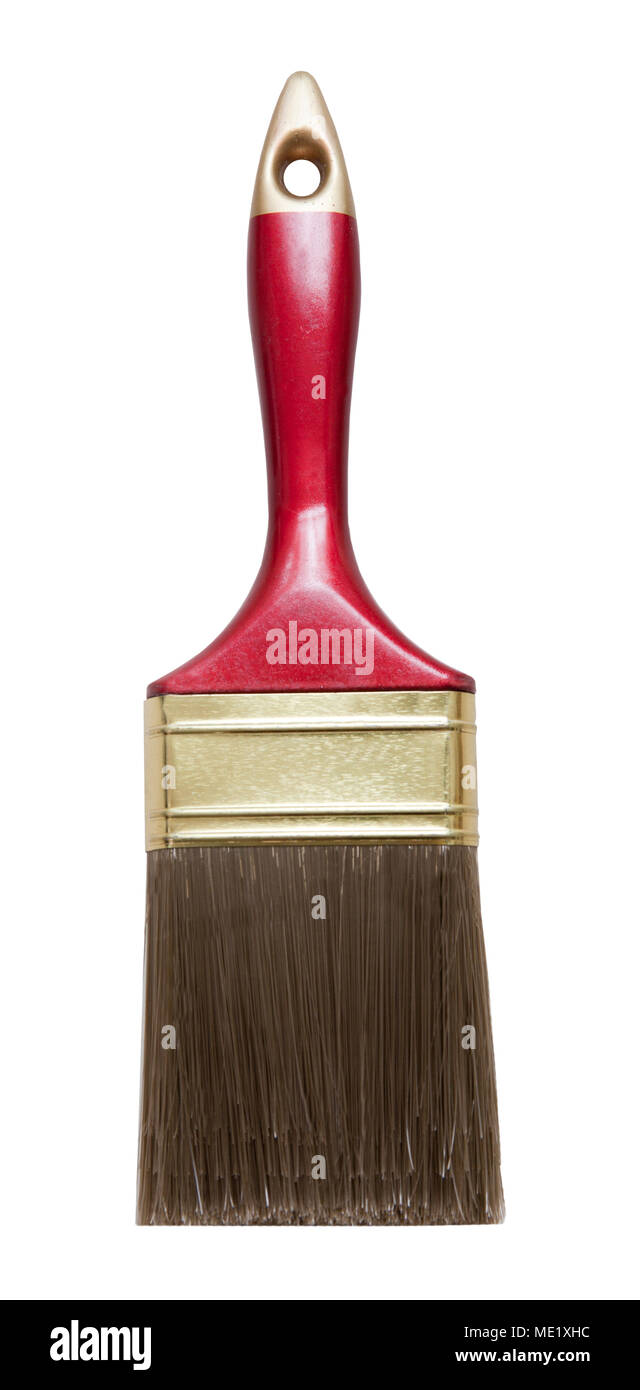 brush isolated white background Stock Photo - Alamy