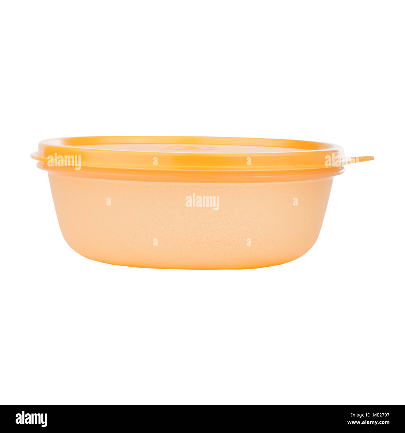 yellow plastic box isolated white use for multipurpose Stock Photo - Alamy