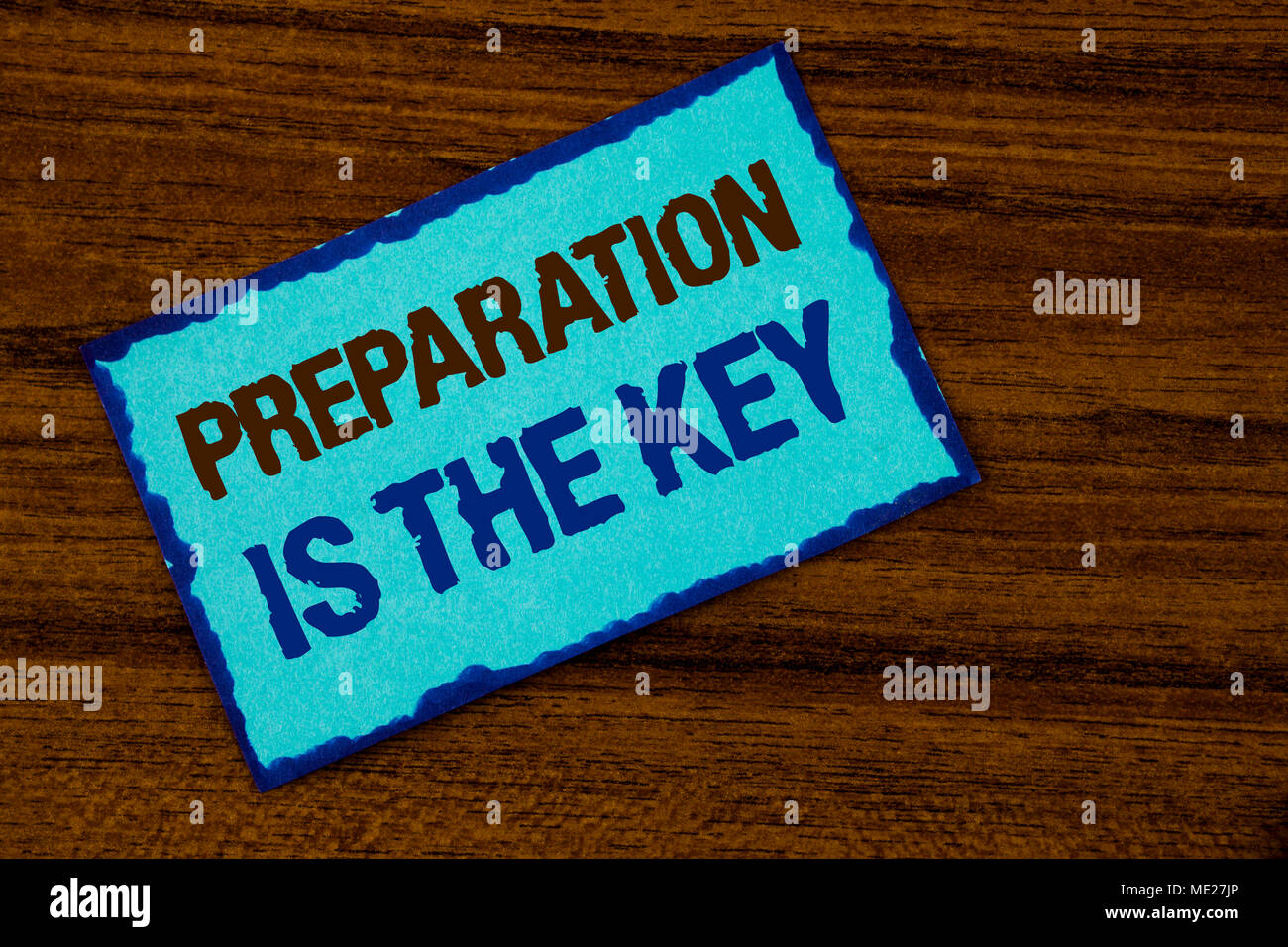 Text sign showing Preparation Is The Key. Conceptual photo Learn Study ...