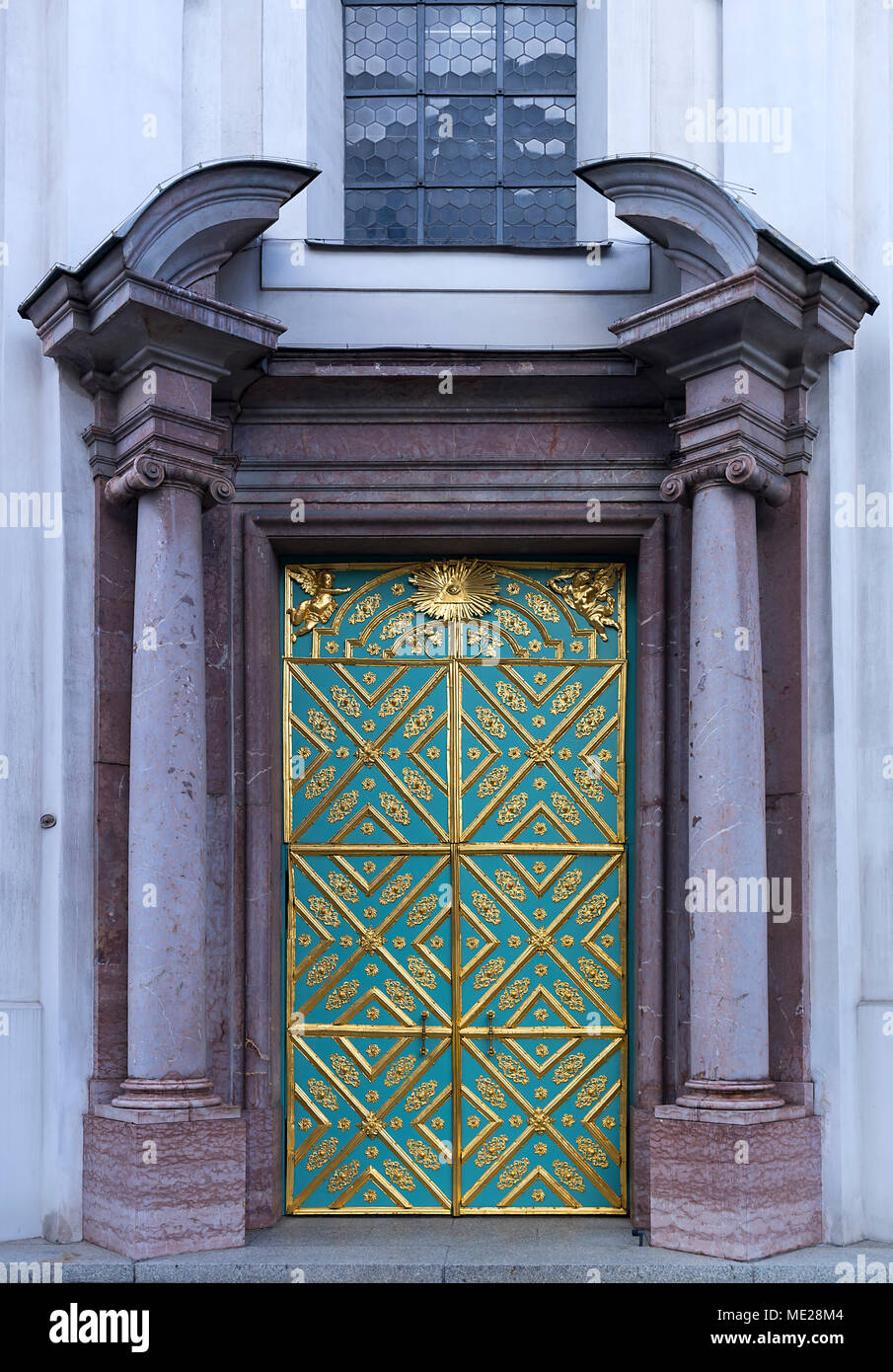 Entrance facade holy trinity hi-res stock photography and images - Alamy