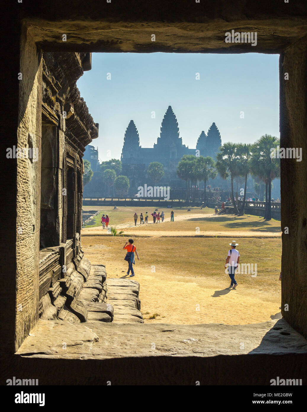 Ankor Wat in the Frame Stock Photo - Alamy