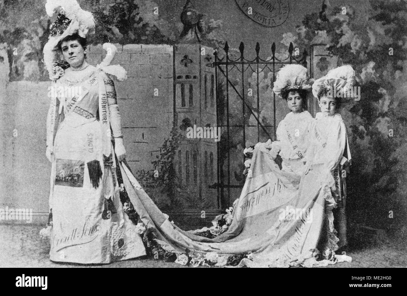 Poster Ball, 1910 Stock Photo - Alamy