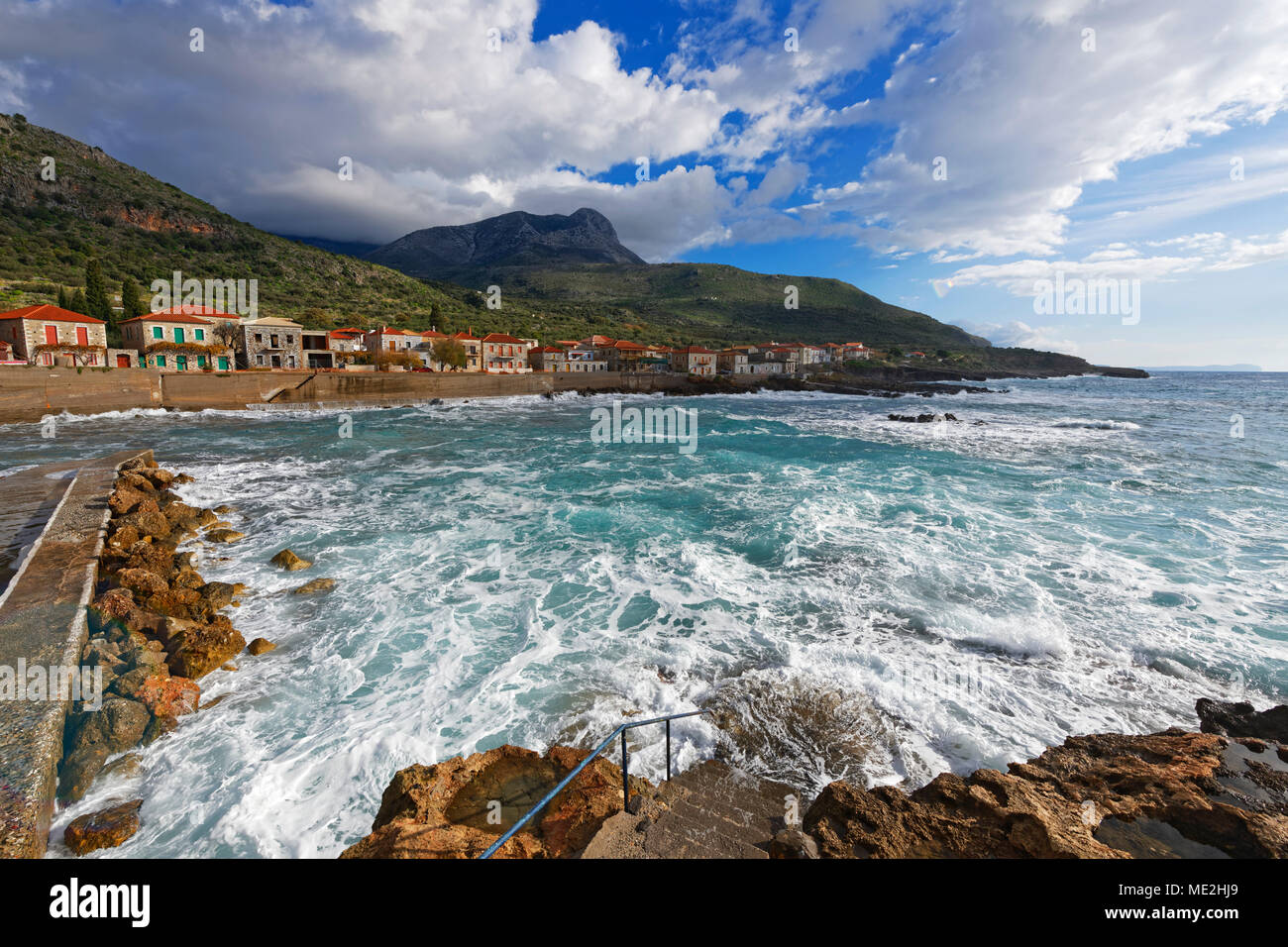 Trachila, Mani, Messenia, Peloponnese, Greece Stock Photo - Alamy