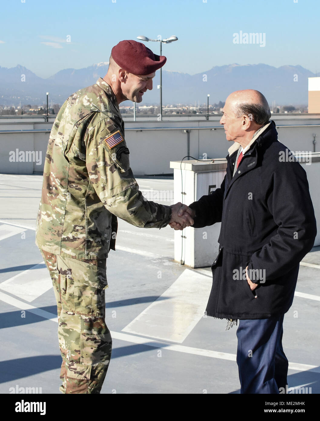 Colonel James Bartholomees, the 173rd Airborne Brigade Commander ...