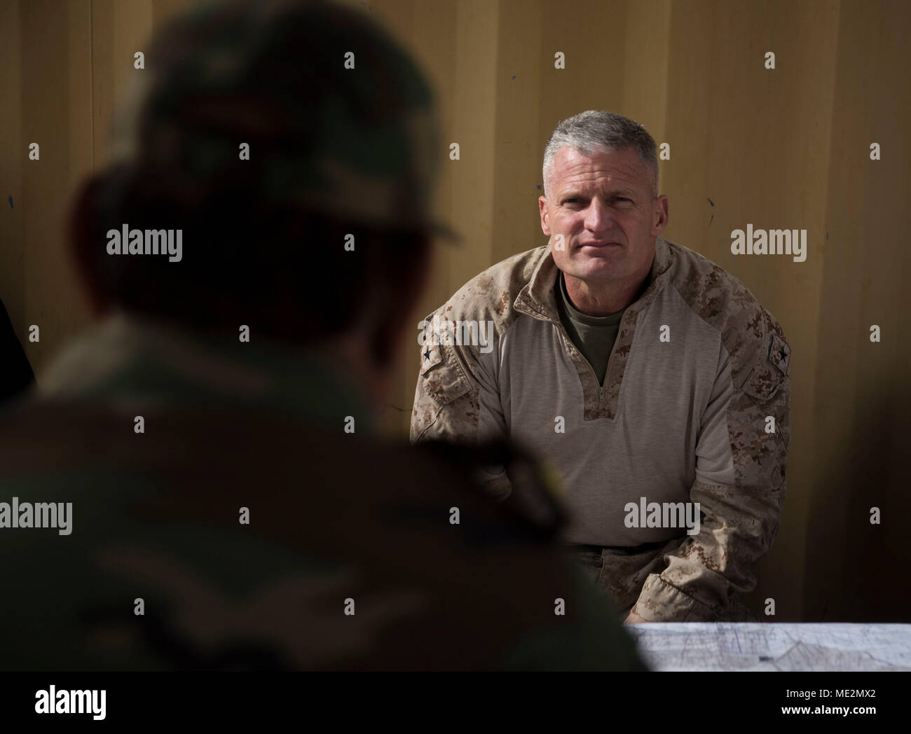 U.S. Marine Brig. Gen. Roger Turner, the commanding general of Task ...