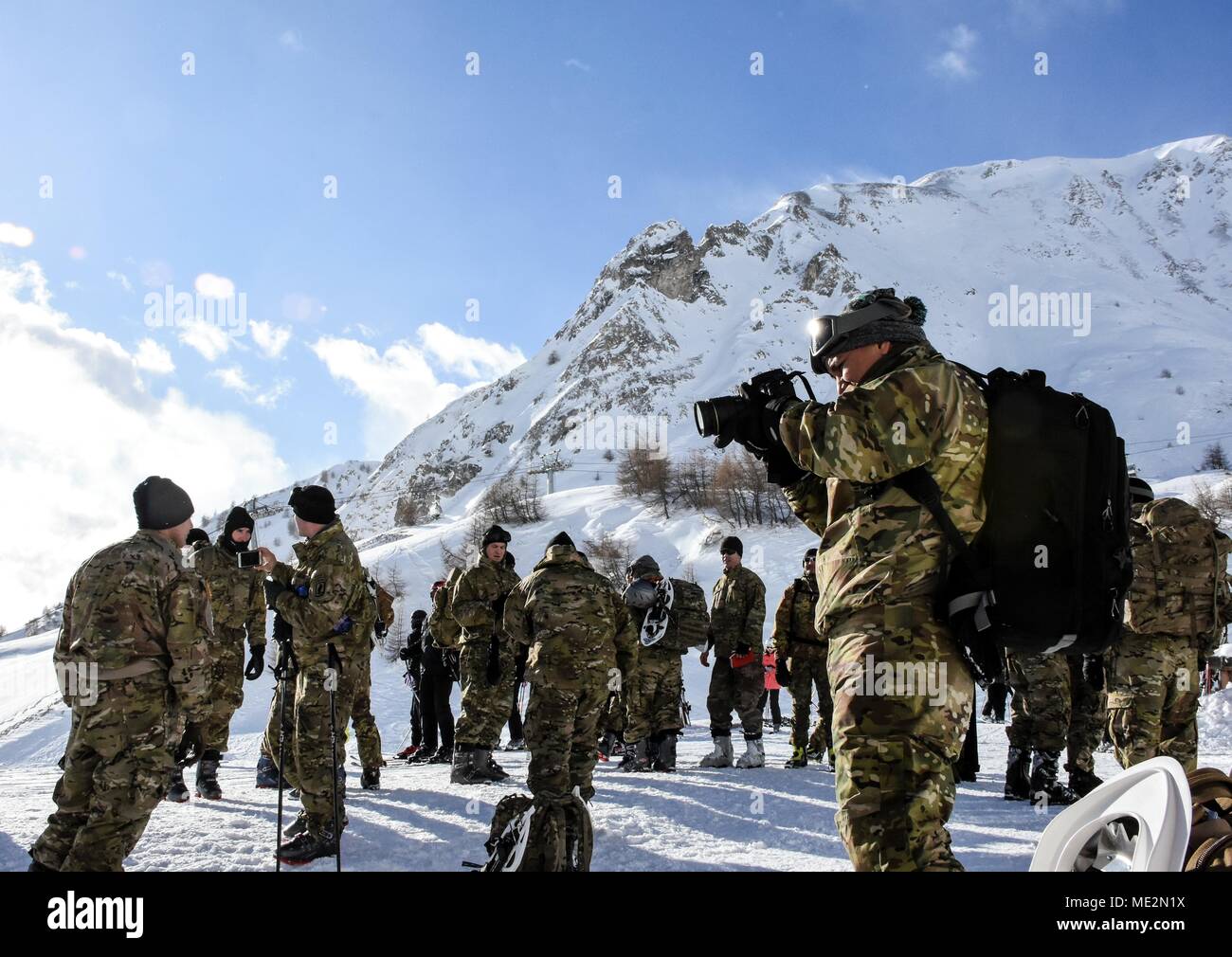 Military journalist from the 173rd Airborne Brigade, Private First ...