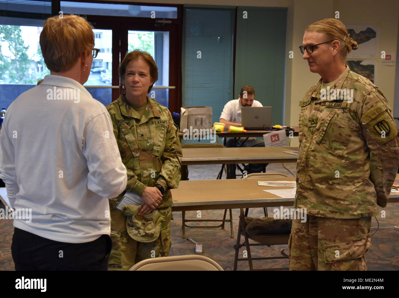 U.S. VIRGIN ISLANDS - Brig. Gen. Diana Holland, South Atlantic Division ...