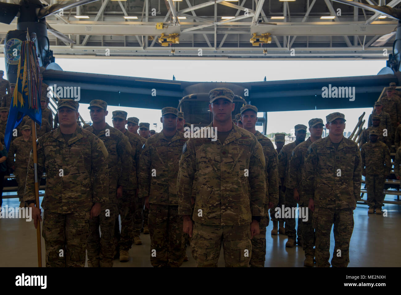 Air Commandos attend the 8th Special Operations Squadron change of ...