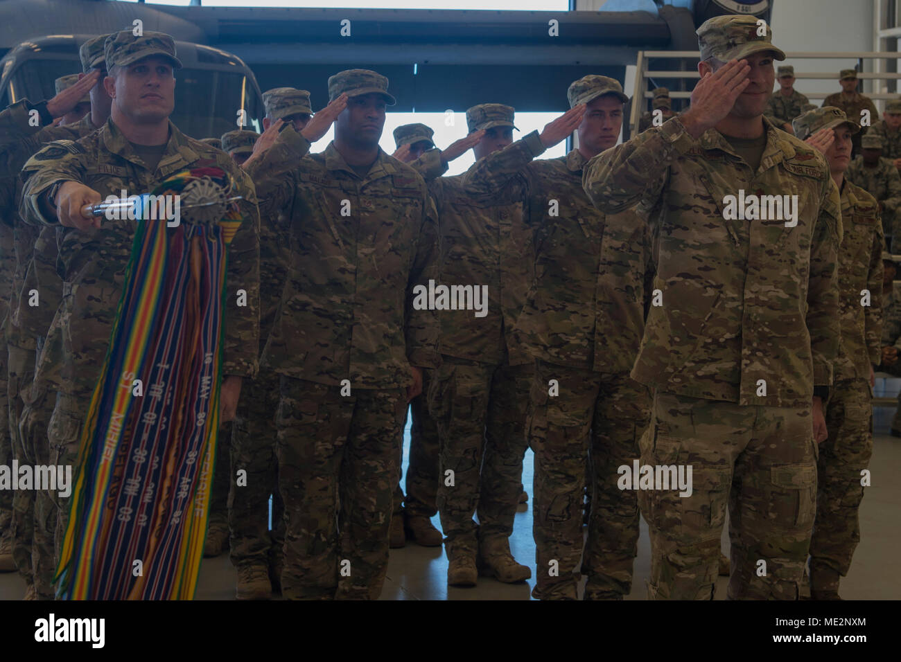Air Commandos attend the 8th Special Operations Squadron change of ...
