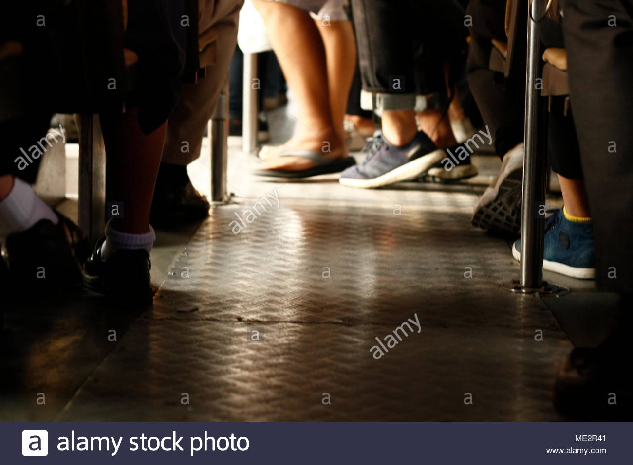 Feet Seat Bus High Resolution Stock Photography and Images - Alamy