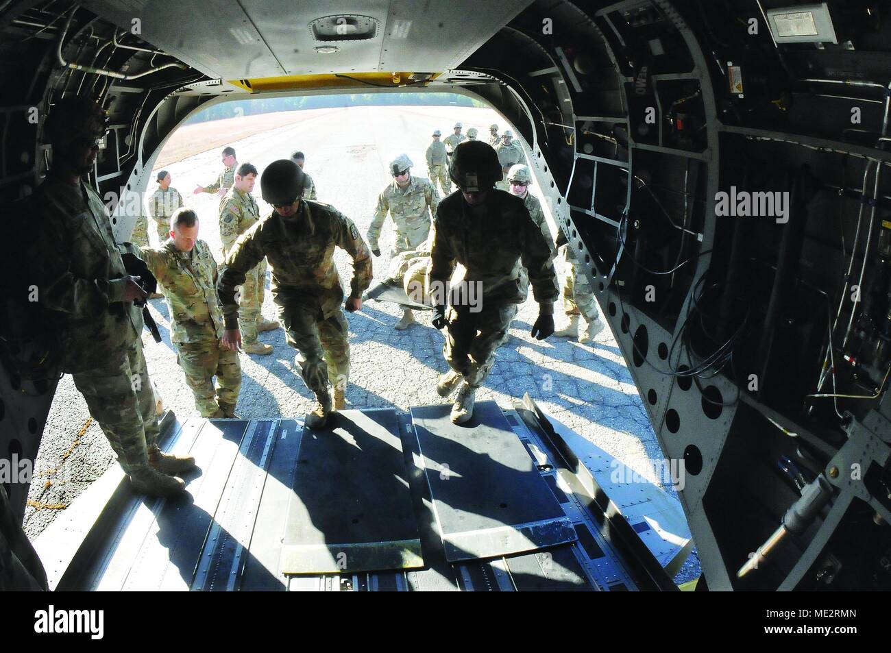 Members of the 508th Transportation Company, 266th Quartermaster ...