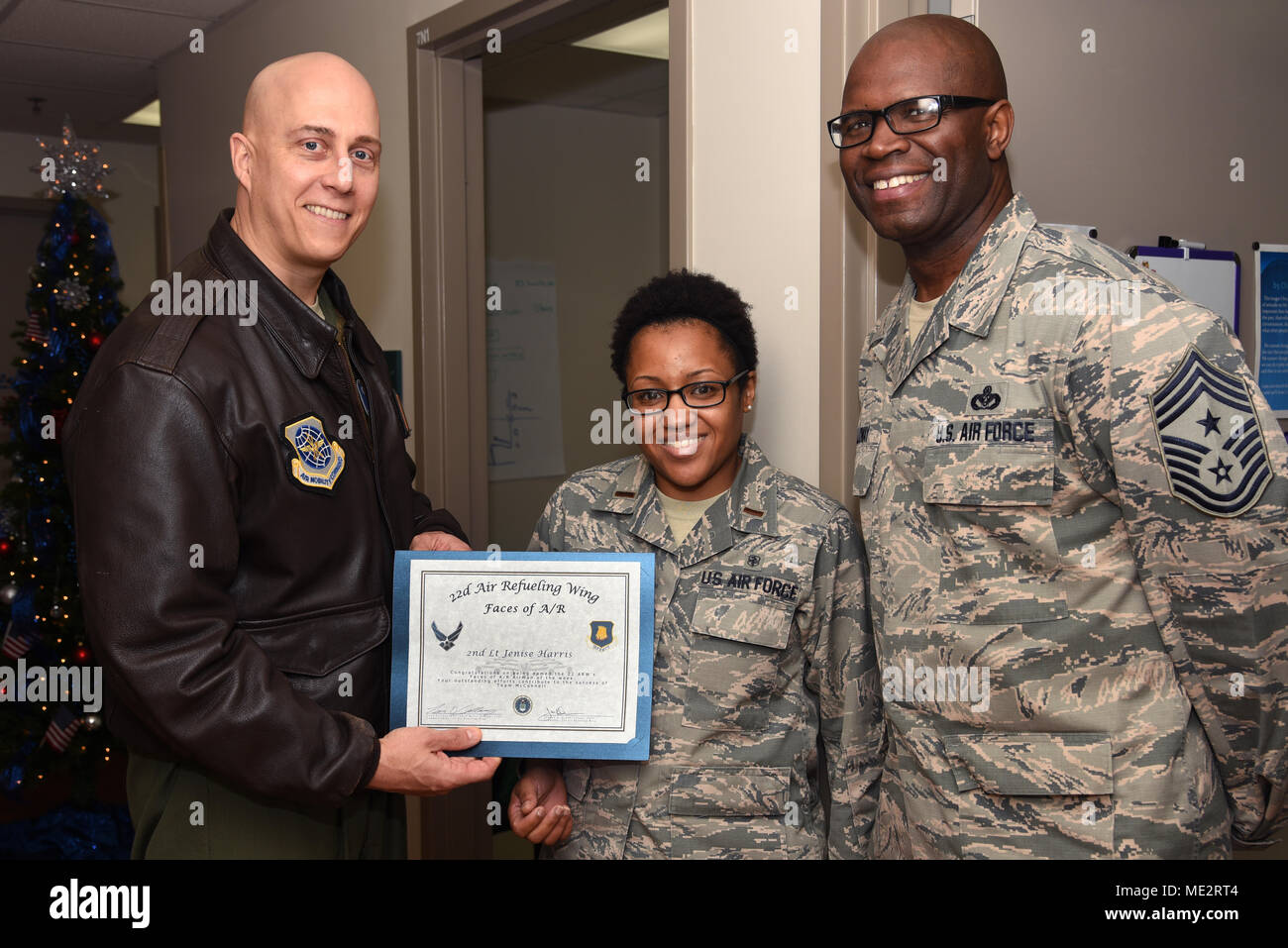 Second Lt. Jenise Harris, 22nd Medical Group practice manager, poses ...