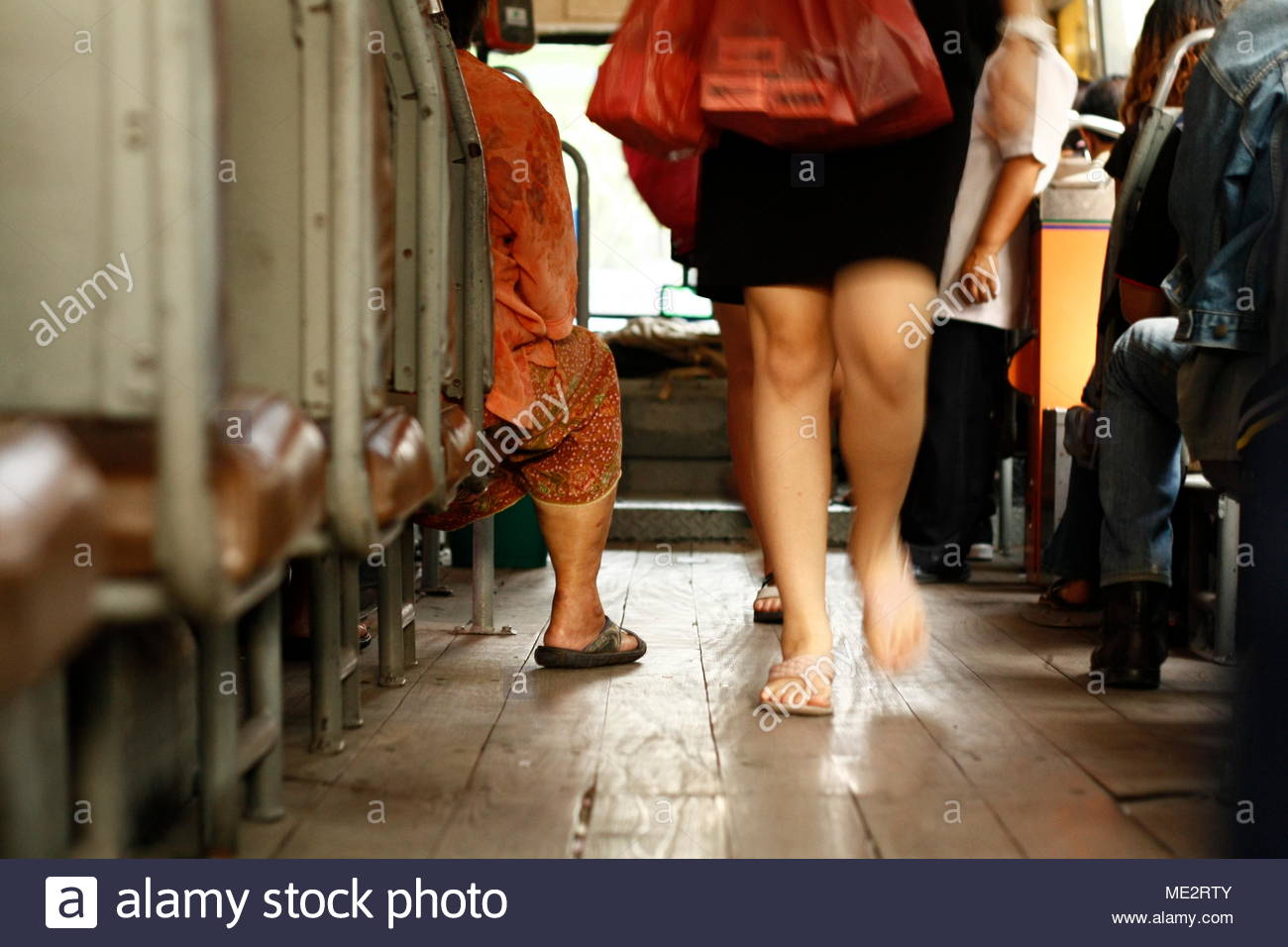 Feet On Train Seat Stock Photos & Feet On Train Seat Stock Images - Alamy