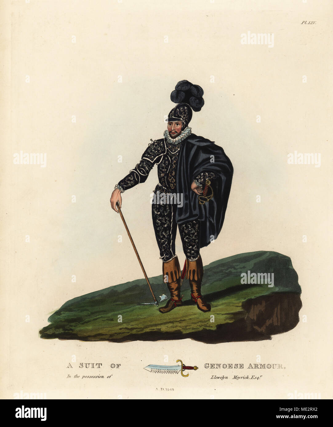 A suit of a Genoese demi-launcers' armour in the possession of Llewelyn ...