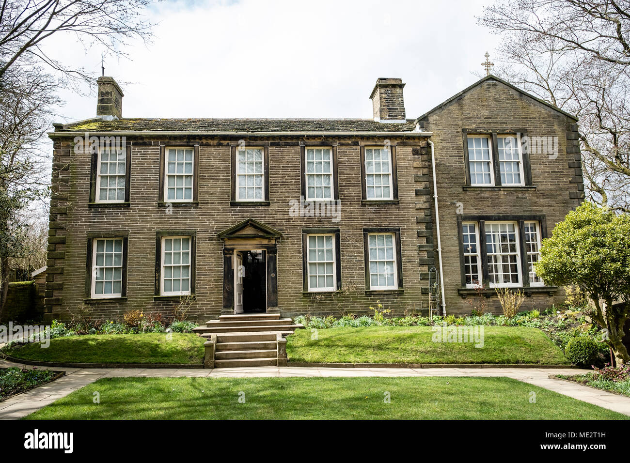 The Bronte Parsonage Museum in the Village of Haworth, near Bradford ...