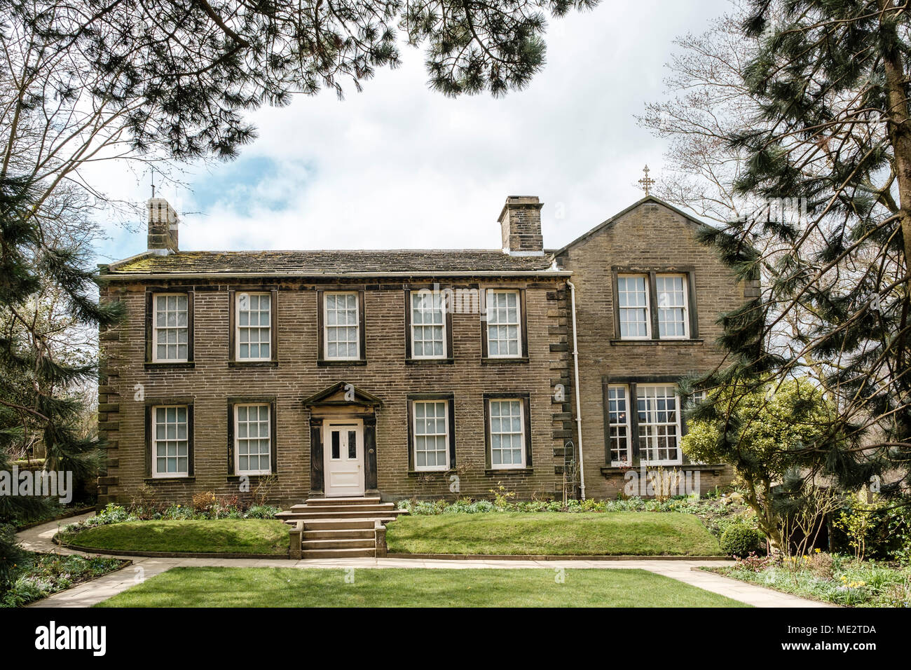 The Bronte Parsonage Museum in the Village of Haworth, near Bradford ...
