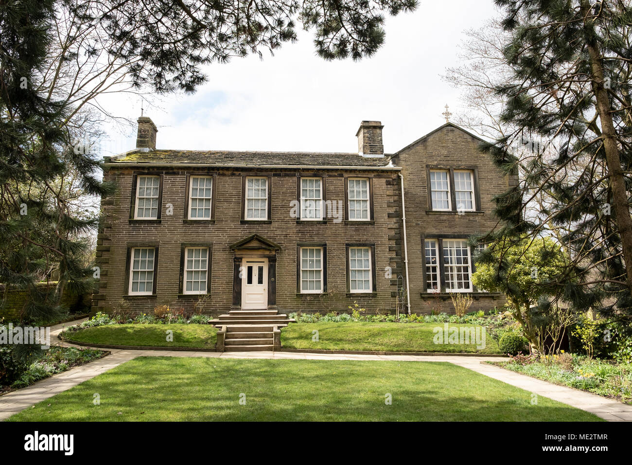 The Bronte Parsonage Museum in the Village of Haworth, near Bradford ...