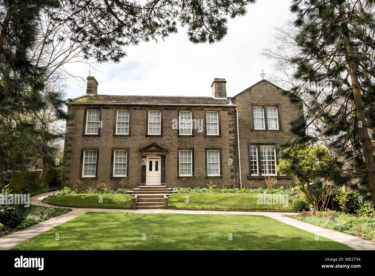 The Bronte Parsonage Museum in the Village of Haworth, near Bradford ...