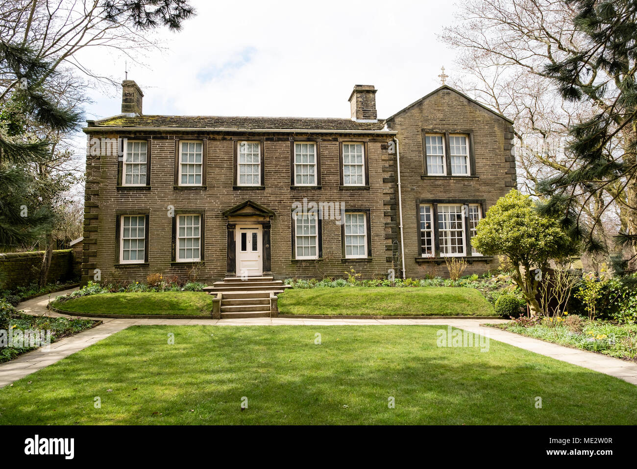 The Bronte Parsonage Museum in the Village of Haworth, near Bradford ...